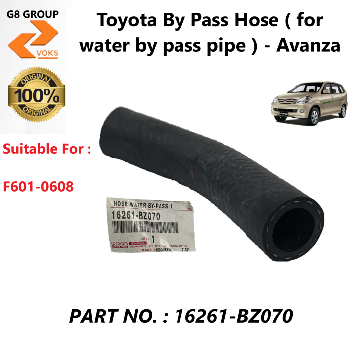 Toyota By Pass Hose ( for water bypass pipe ) - Toyota Avanza ( 16261-BZ070 ) | Lazada