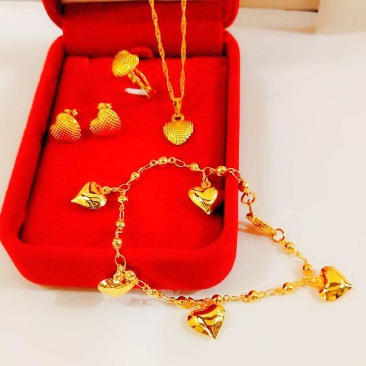 18k. Bangkok gold 4in1 ring size adjustable | Lazada PH