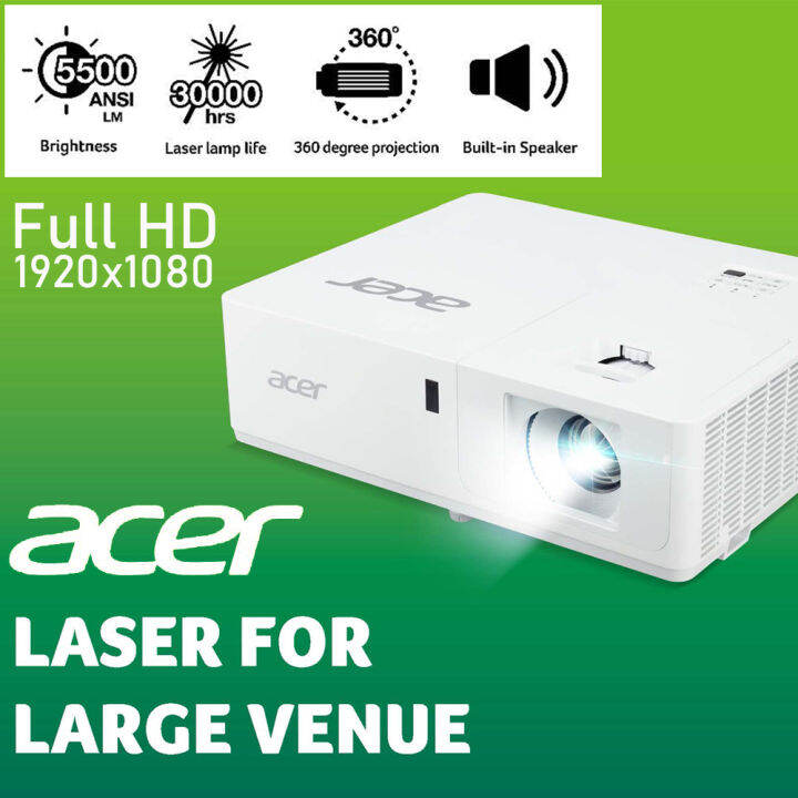 Projector ACER PL6510 (Laser, FULL HD) 5500 ANSI Lumens 2,000,000:1 รับ ...