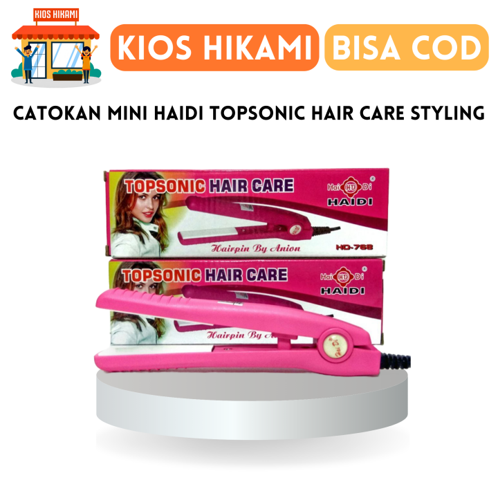 Catok Mini Haidi Pelurus Rambut Catokan Haidi Sonar Kemei Original dan ...