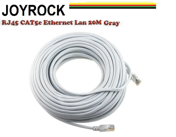RJ45 CAT5e Ethernet Lan Network Cable Gray 20M | Lazada PH