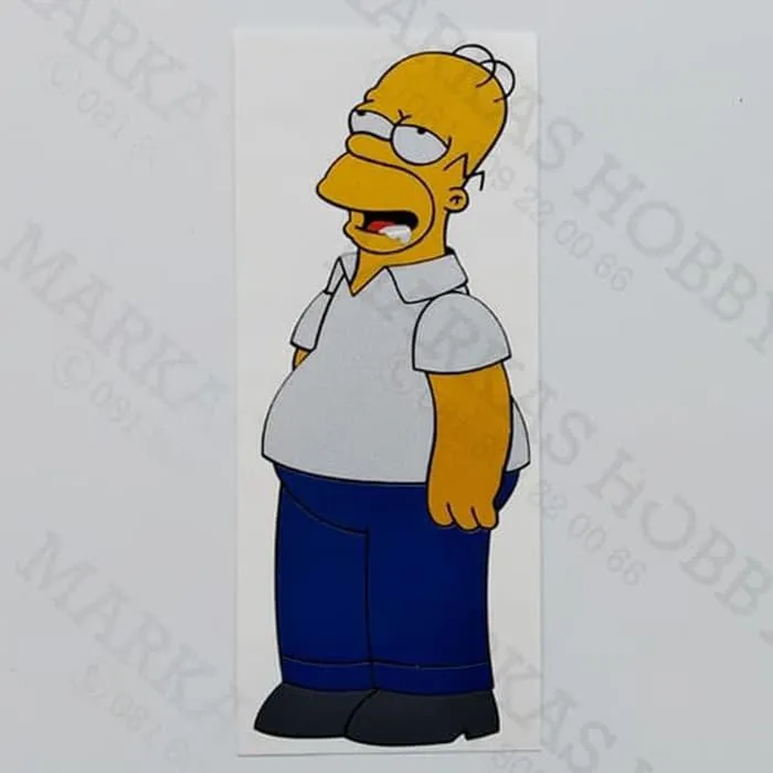 Stiker / Sticker The Simpsons Homer Simpson Character | Lazada Indonesia