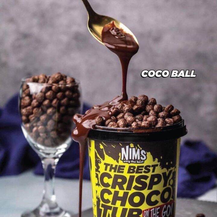 Nims crispy choco tube ขนมโกโก้ครั้นช์เคลือบช็อกโกแลต อร่อย เข้มข้น ขาย ...