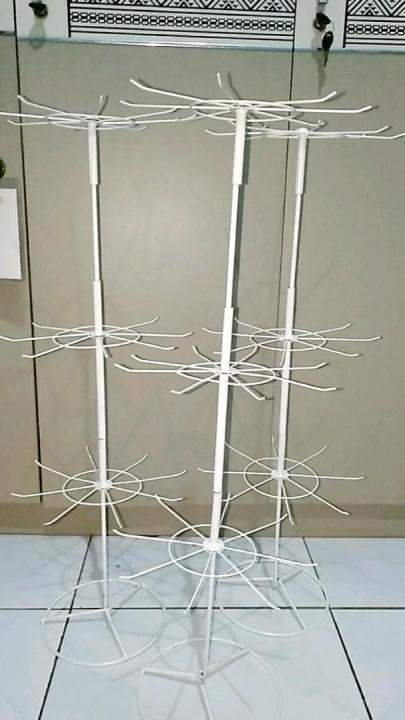 Rak Display putar Matahari susun gantungan aksesoris display | Lazada ...