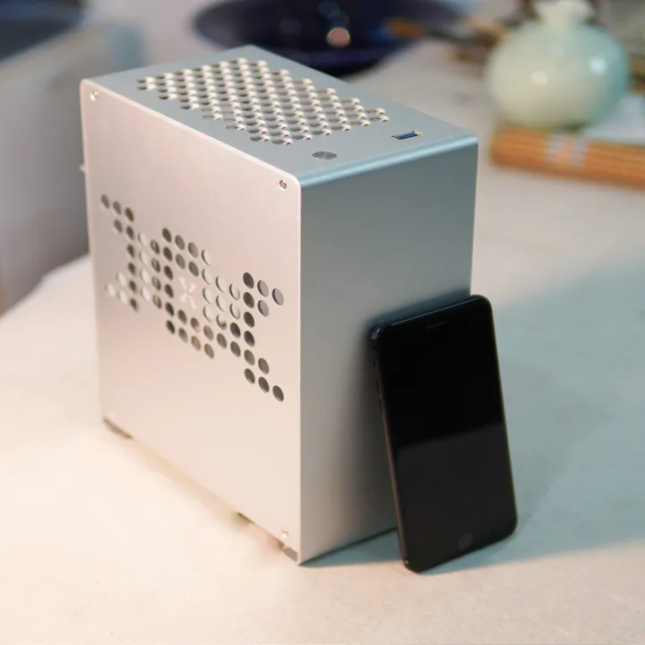 A1 ZZAW Aluminum Alloy Mini ITX Case For PC Desktop Chassis With A4 ...