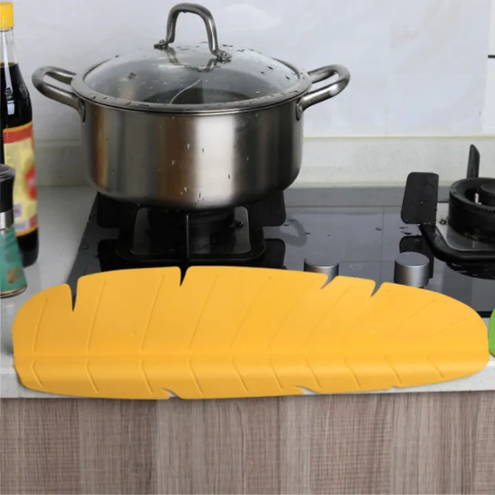 Leaf Shape Anti-Water Splash Guard Baffle Board Baffle Sink Splash ...