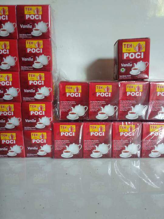 Teh poci vanila 1 pak isi 10 50g | Lazada Indonesia