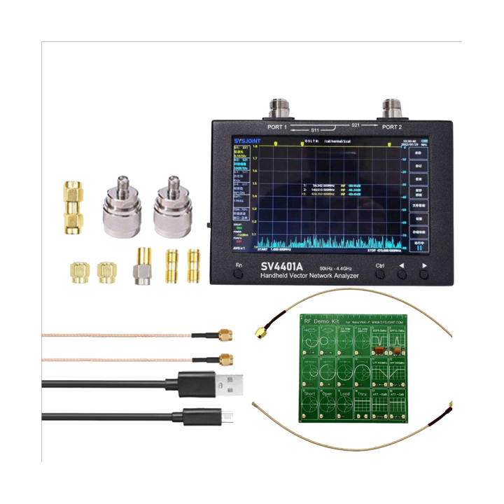 1 Set 7 Inch Touch Lcd 50khz 4 4ghz Vector Network Analyzer Sv4401a