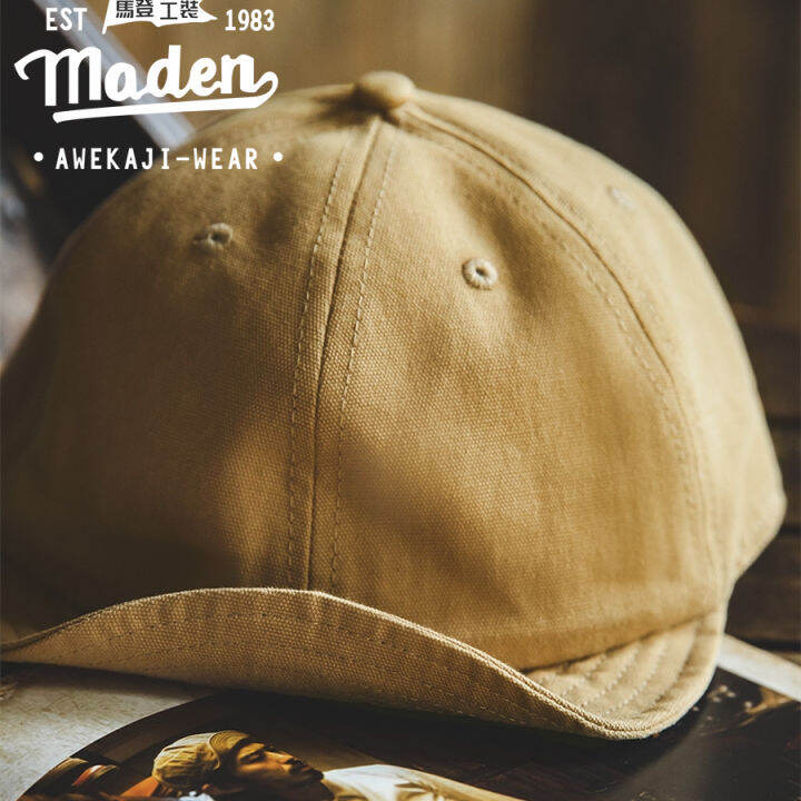 Uncfu Maden 2023ฤดูใบไม้ผลิเด็กหญิงเด็กชายบุคลิกภาพฮิปฮอปอเมริกันสีทึบเดนิมหมวกปีกกว้างสั้นตา ...