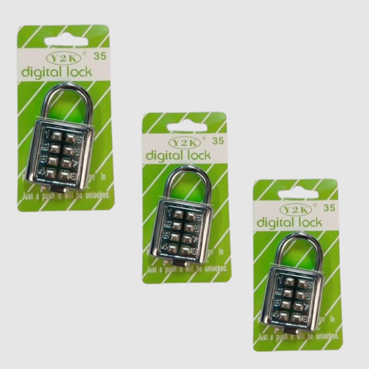 Padlock Travel Lauggage Digital Lock Machanical Password Lock ( 30-35 ...