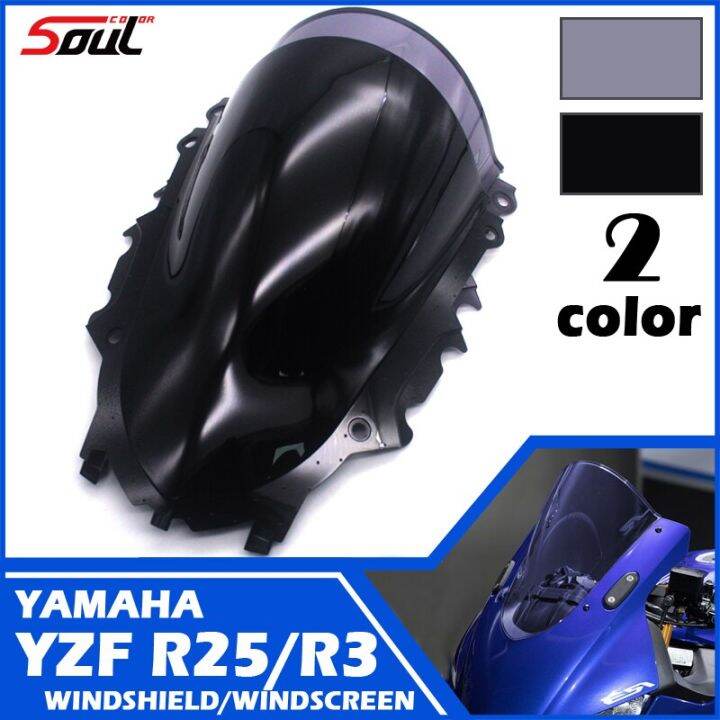Motorcycle Visor Windshield Windscreen Fit For YAMAHA YZF R25 R3 2019 ...