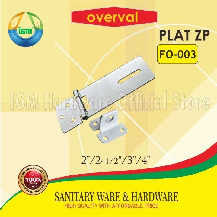 OVERVAL PLAT ZP F0-003 | Lazada Indonesia