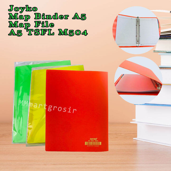 Joyko / Map Binder A5 / Map File / A5 TSFL M504 | Lazada Indonesia
