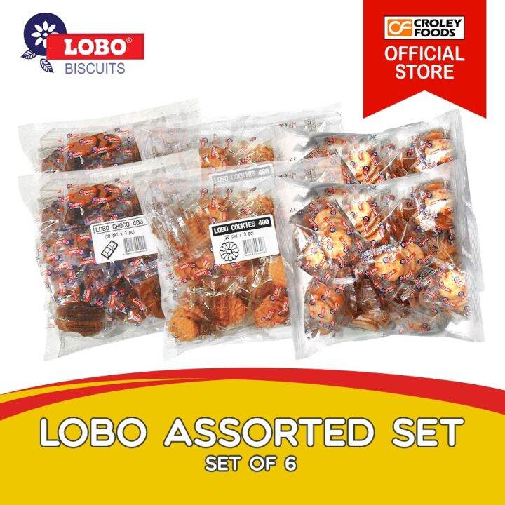 Lobo Assorted Set of 6 [ marie biscuit ] | Lazada PH