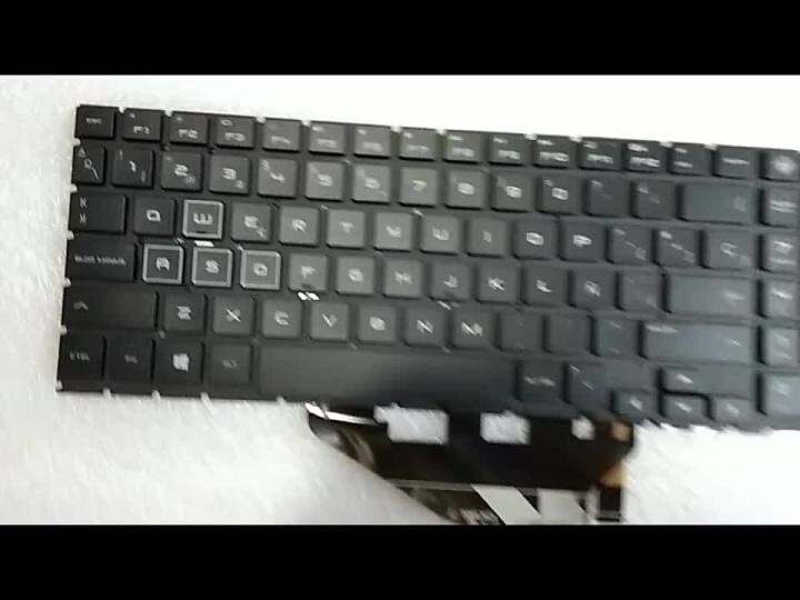 L50880-071 SP Spain Spanish RGB color Backlit Keyboard for HP OMEN 15 ...