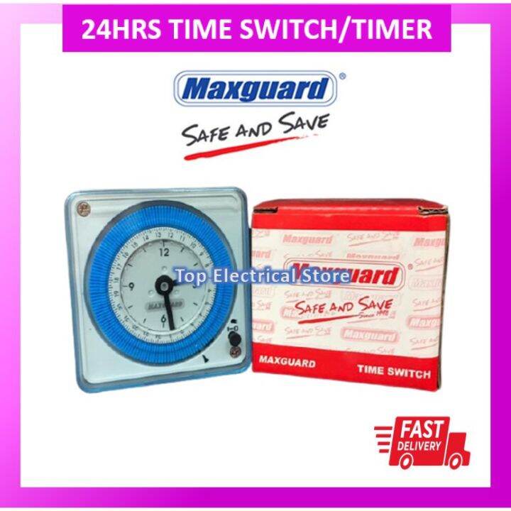 MAXGUARD TIMER SWITCH TIME Q24TH 24HOURS | Lazada
