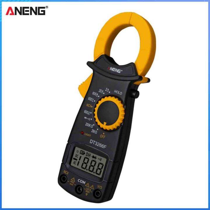 【ANENG】Digital Amper Clamp Meter Multimeter NCV Current Clamp Pincers ...
