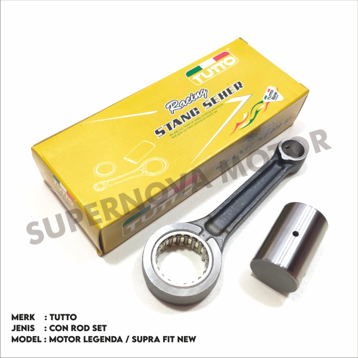 STANG SEHER LEGENDA SUPRA FIT NEW PISTON CON ROD SET CONNECTING ROD KIT ...