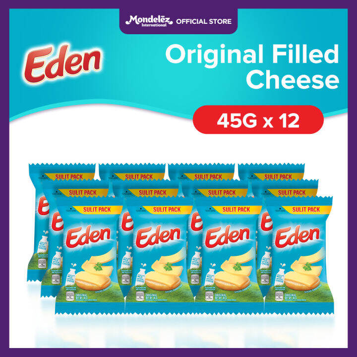 Eden Original Sulit Pack - Filled Cheese 45g with Milk Vitamins A & B2 ...