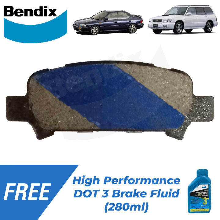 Bendix Brake Pads GCT DB1379 Rear Set for Subaru Forester, Impreza 1998-2002 | Lazada PH