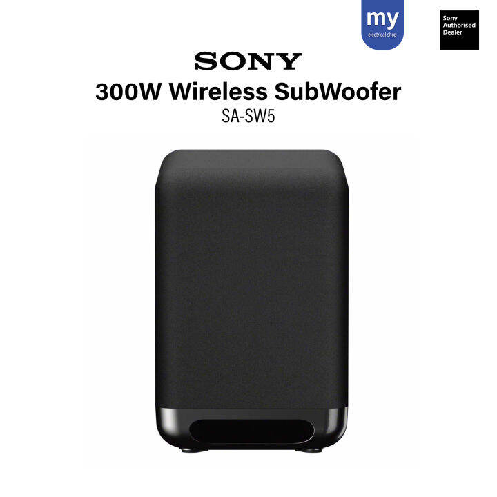Sony SA-SW5 Wireless Subwoofer 300W Rich Powerful Bass | Lazada