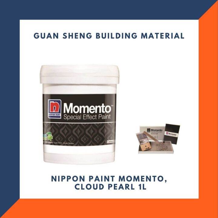 Nippon Paint Momento, Effect Paint Cloud Pearl, 1L | Lazada