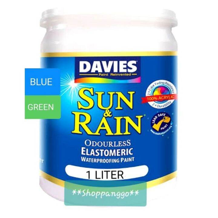Ten miro Davies Sun Rain BLUE/GREEN LITER for cement | Lazada PH