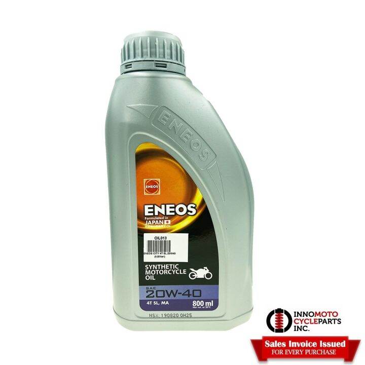 heat sellPerfume Store 11 ENEOS Motorcycle Oil Japan 4T SL 20W-40 800ml | Lazada PH