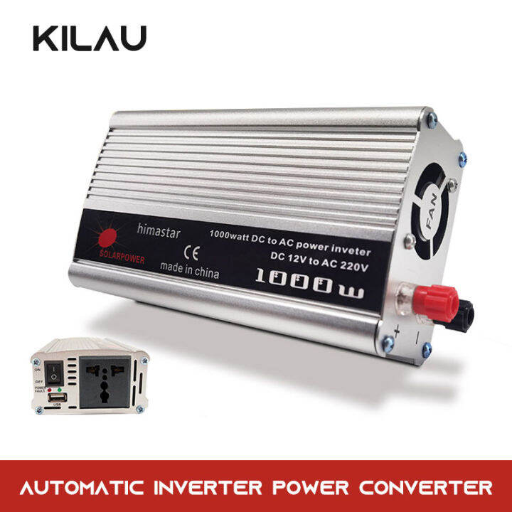 KILAU Pure Sine Wave Inverter 1000V Solar Inverter 12V/24V to 220v ...
