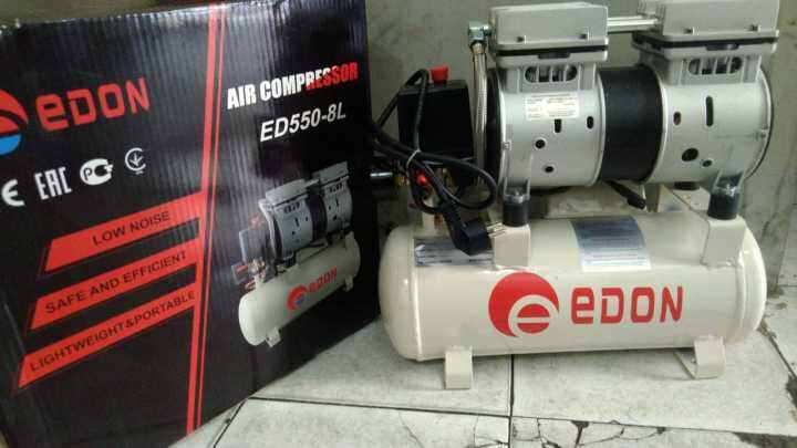 KOMPRESOR EDON ED550-8L Air Compressor Kompresor Angin EDON 8 Liter ...