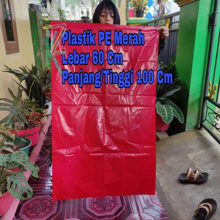Kantong Plastik Warna Besar 60x100cm Plastik Serbaguna Sampah Barang ...