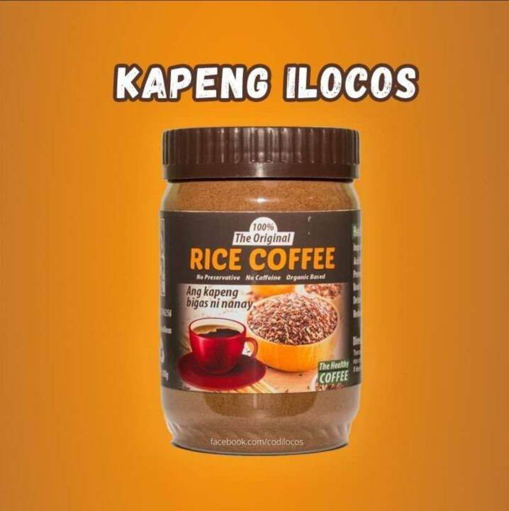 ILOCOS ORIGINAL BROWN RICE COFFEE 400g (Ang Kapeng Bigas Ni Nanay) | No ...