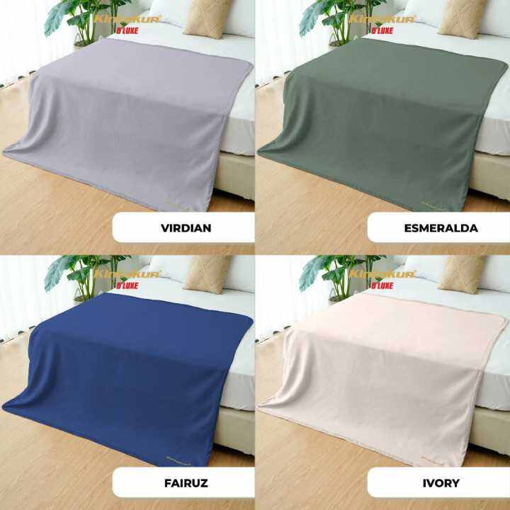 Kintakun D'LUXE Selimut Polar Fleece Blanket Lembut 145 x 180 cm ...