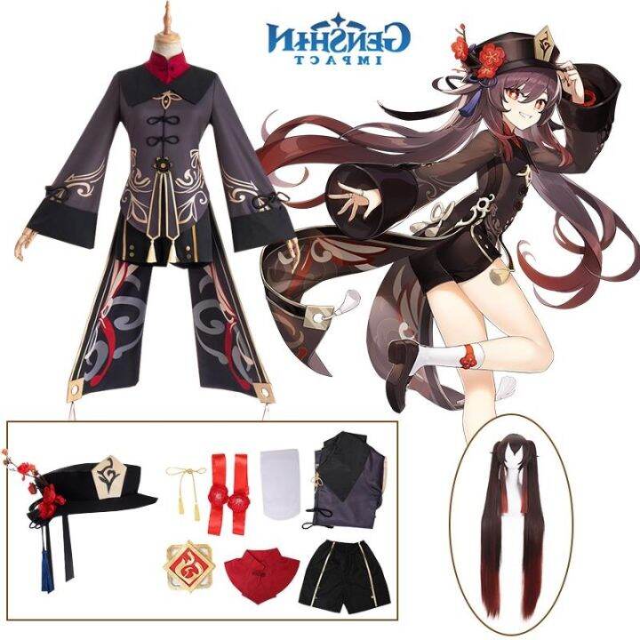 【New Arrival】 Genshin Impact Hu Tao Cosplay Costume HuTao Chinese Style ...