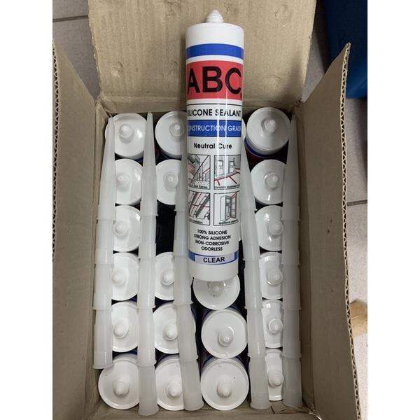 ABC silicon sealant construction grade 300ml clear white | Lazada PH