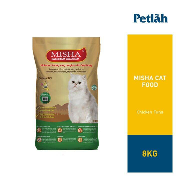 Misha Cat Food Chicken Tuna 8kg | Lazada