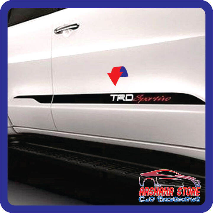 Sticker Stiker Body Samping TRD Sportivo Toyota Fortuner | Lazada Indonesia