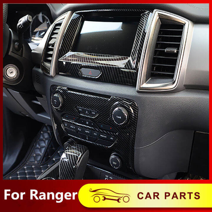 Fit For Ford Ranger Everest Endeavor Accessories Carbon fiber color ...