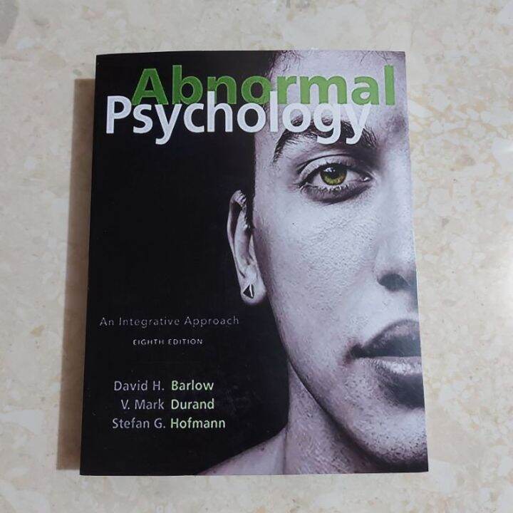 Abnormal Psychology 8th edition by Barlow and Durand | Lazada PH
