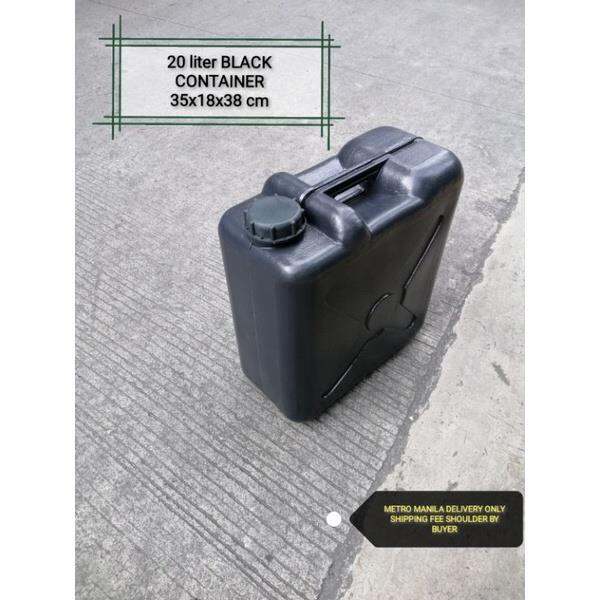 mieguan19920916 20 liter black water container 5gallon gas tank (for ...