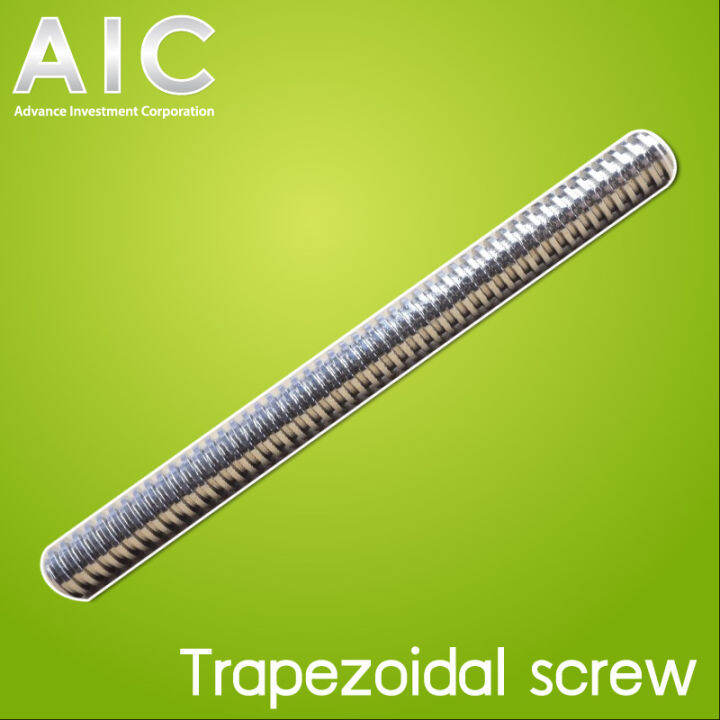 Trapezoidal screw (Lead Screw) T5 Pitch 1 Lead 2/4 ความยาว 100-600 มม. ...