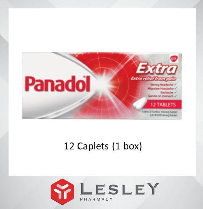 Panadol Extra Caplets 1 box - 12s | Lazada