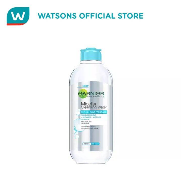 GARNIER Micellar Cleansing Water Blue 400ml Liquid foundation Lipstick ...