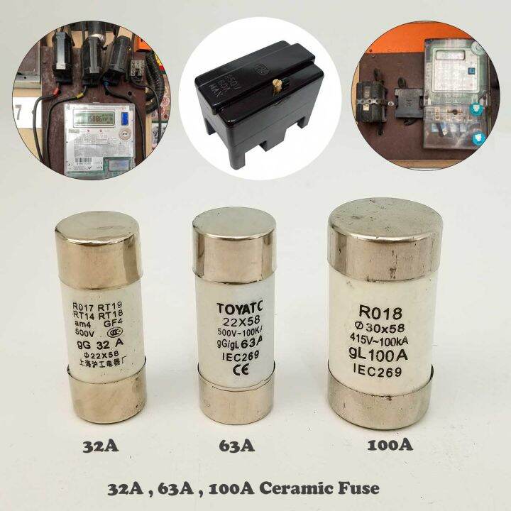 Lightweight Ceramic Tube Cut Off Fuse For Electrical Cut Off Fuse in ...