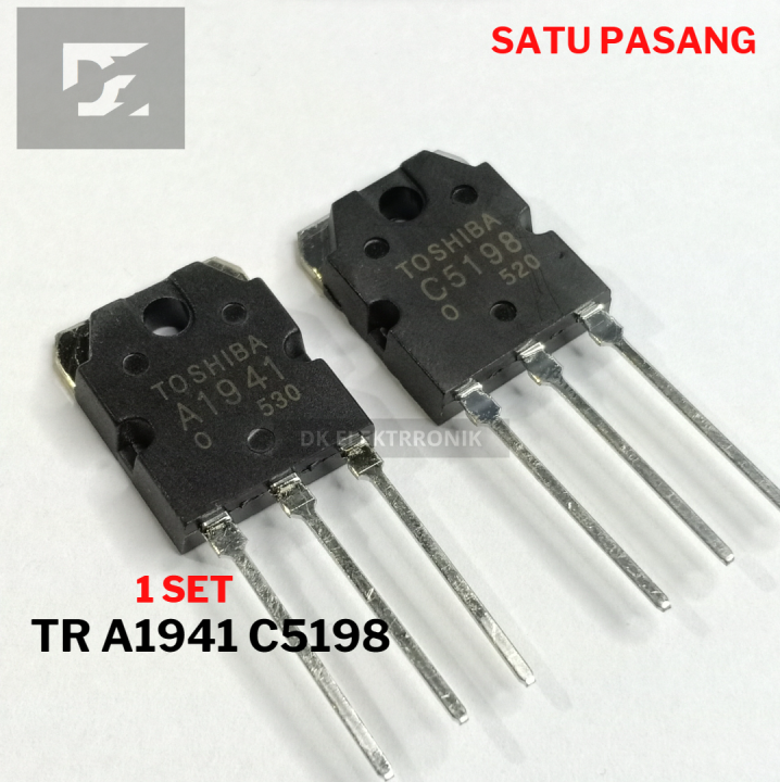 TRANSISTOR 2SA1941 A1941 2SC5198 C5198 THOSHIBA (SATU SET) THOSHIBA A1941 C5198 TRANSISTOR A1941 ...