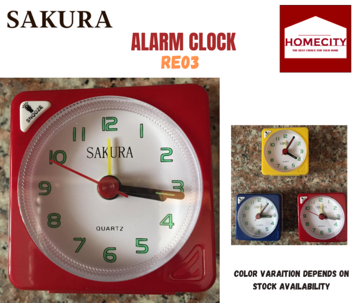 SAKURA ALARM CLOCK RE | Lazada PH