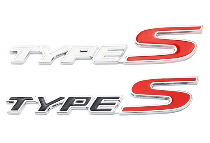 โลโก้ ไทร์ปเอส ติด ฮอนด้า งานโลหะ Type-S Logo For Honda Civic Fit ...