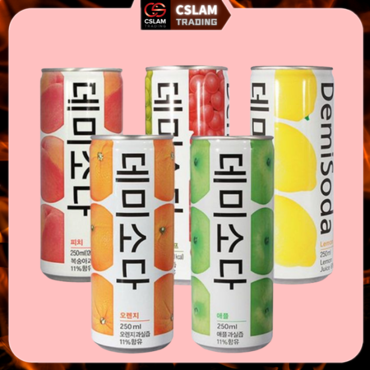 KOREA DONGA DEMI SODA FRUITS DRINK 250ML | Lazada