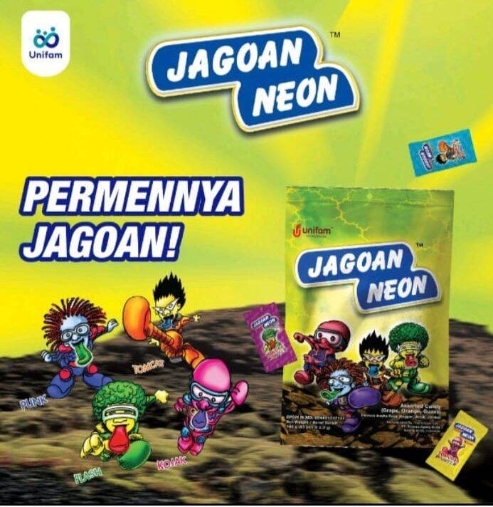 Jagoan Neon Assorted Bag | 50 Pcs x 2.5 Gr | Unifam | Lazada Indonesia