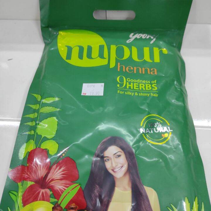 GODREJ NUPUR HENNA WITH 9 HERBS FOR HAIR 400G | Lazada